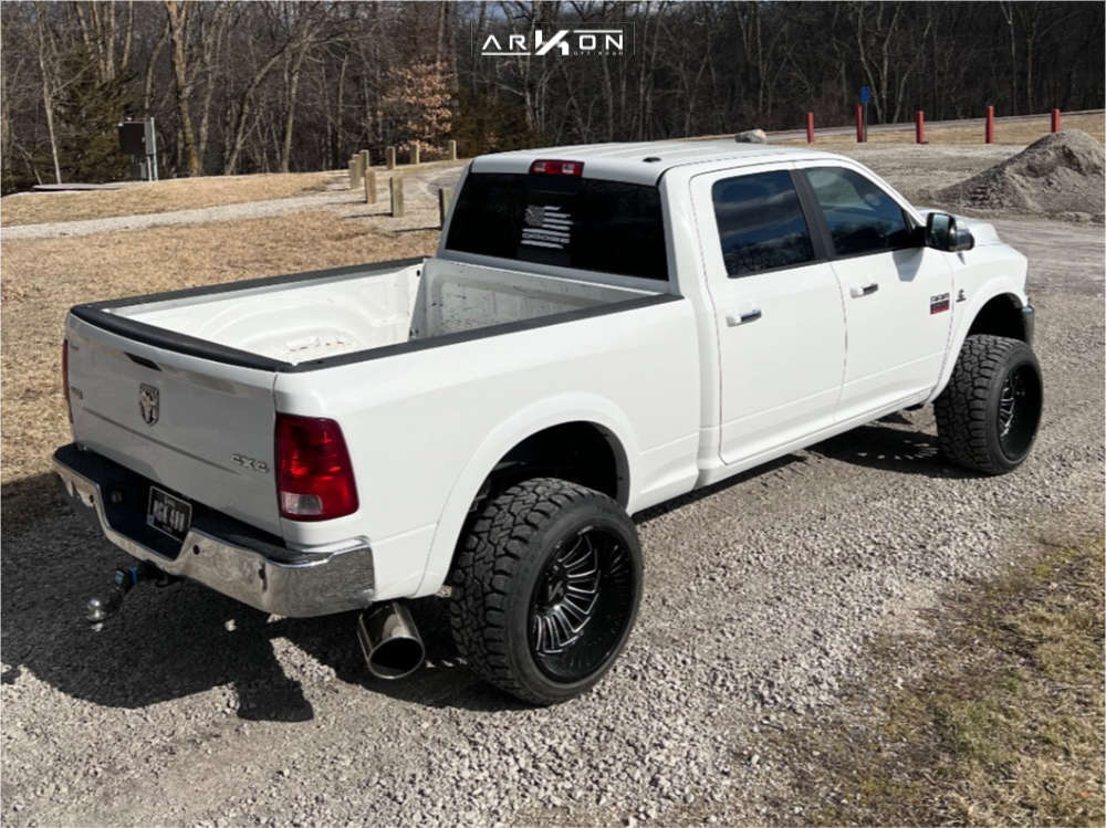 2010 Dodge Ram 2500 Wheel Offset Hella Stance >5" Suspension Lift 3 ...