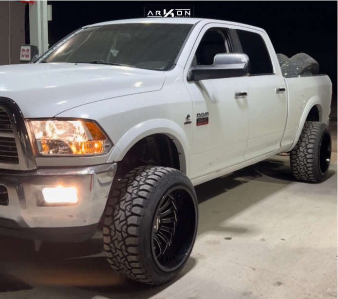 2010 Dodge Ram 2500 Wheel Offset Hella Stance >5" Suspension Lift 3 ...