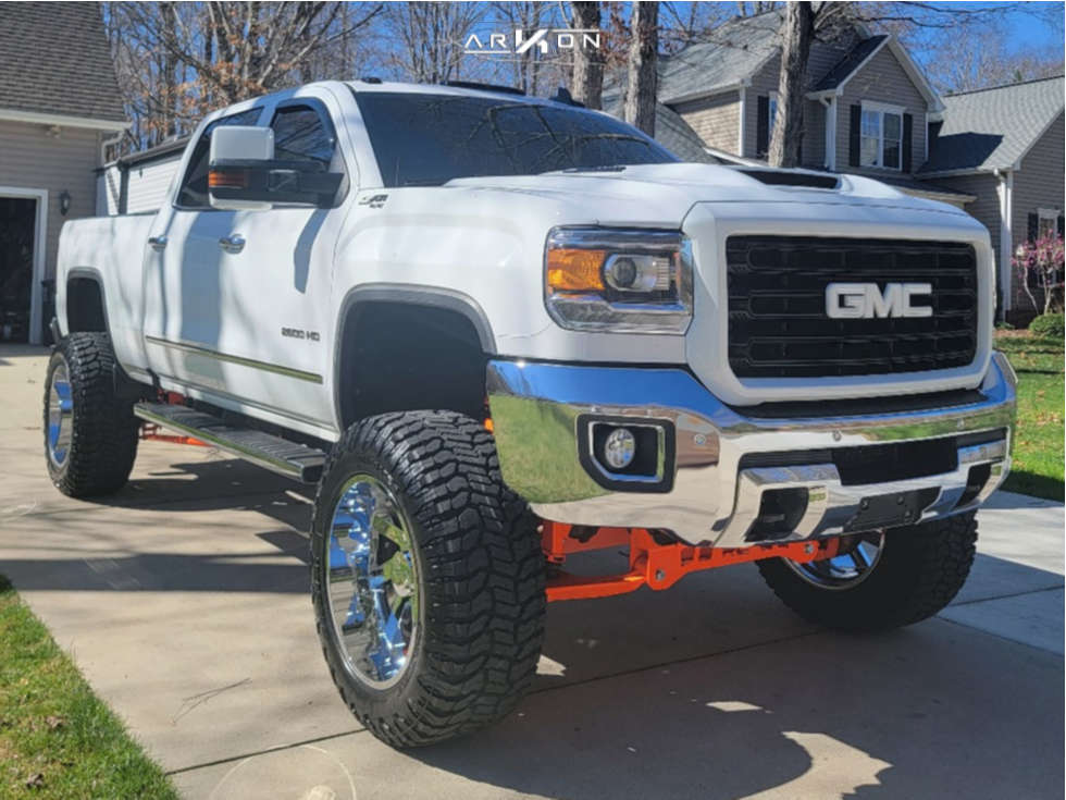 2016 GMC Sierra 2500 HD Wheel Offset Super Aggressive 3"-5" Suspension ...