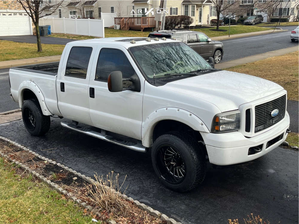 2006 Ford F-250 Super Duty Wheel Offset Super Aggressive 3"-5" Leveling ...