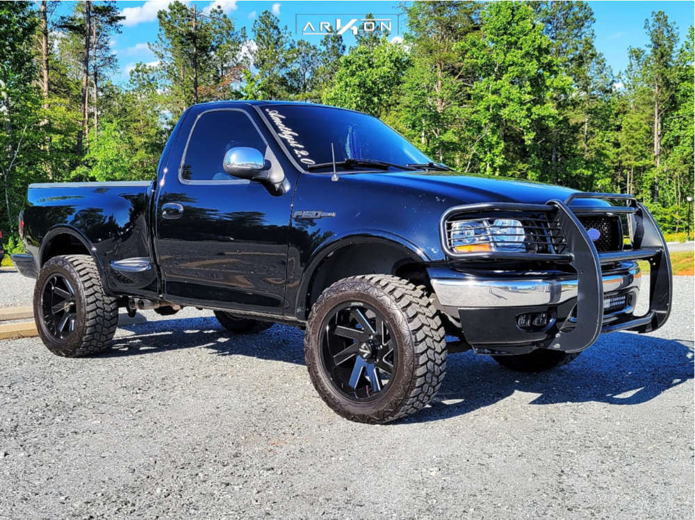 1997 Ford F-150 Wheel Offset Aggressive > 1" Outside Fender Leveling ...
