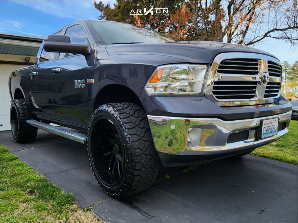 2017 Ram 1500 Wheel Offset Aggressive > 1" Outside Fender Suspension ...
