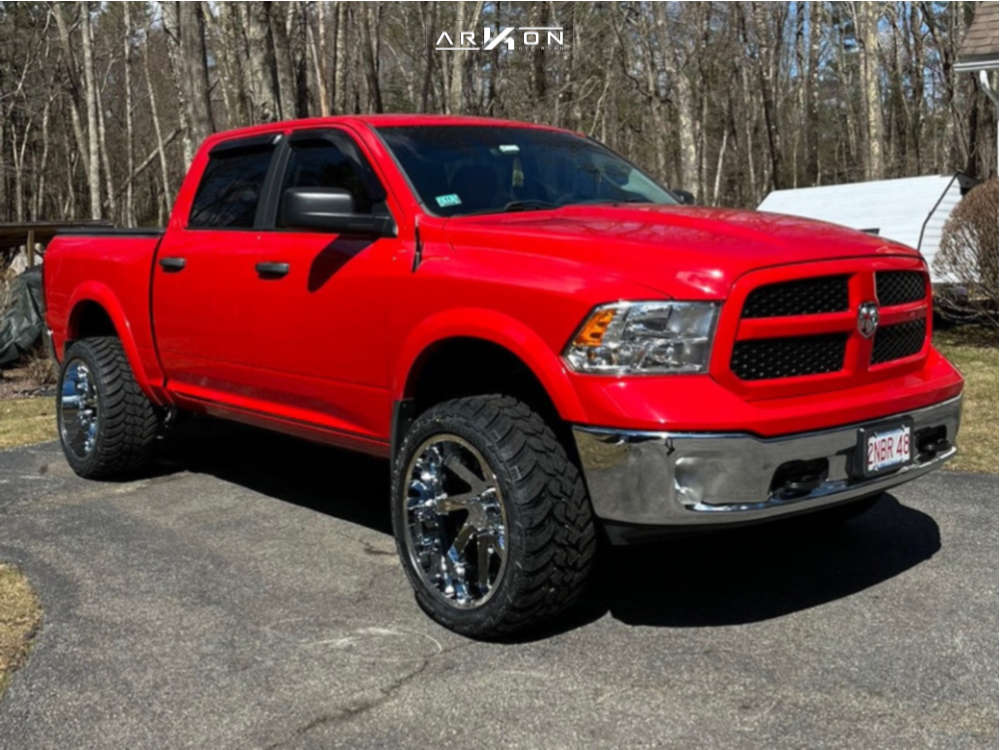 2017 Ram 1500 Wheel Offset Aggressive > 1" Outside Fender Suspension ...