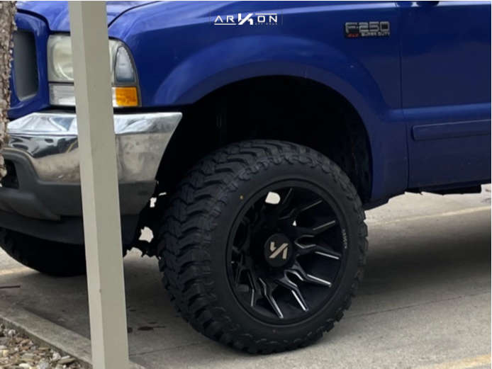 2002 Ford F-250 Super Duty Wheel Offset Super Aggressive 3"-5" Leveling ...