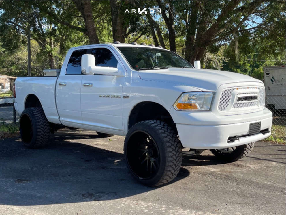 2011 Ram 1500 Wheel Offset Super Aggressive 3"-5" Suspension Lift 6 ...