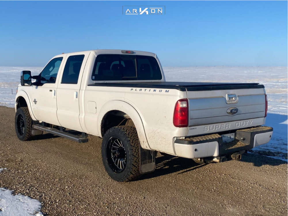 2015 Ford F-250 Super Duty Wheel Offset Aggressive > 1" Outside Fender ...