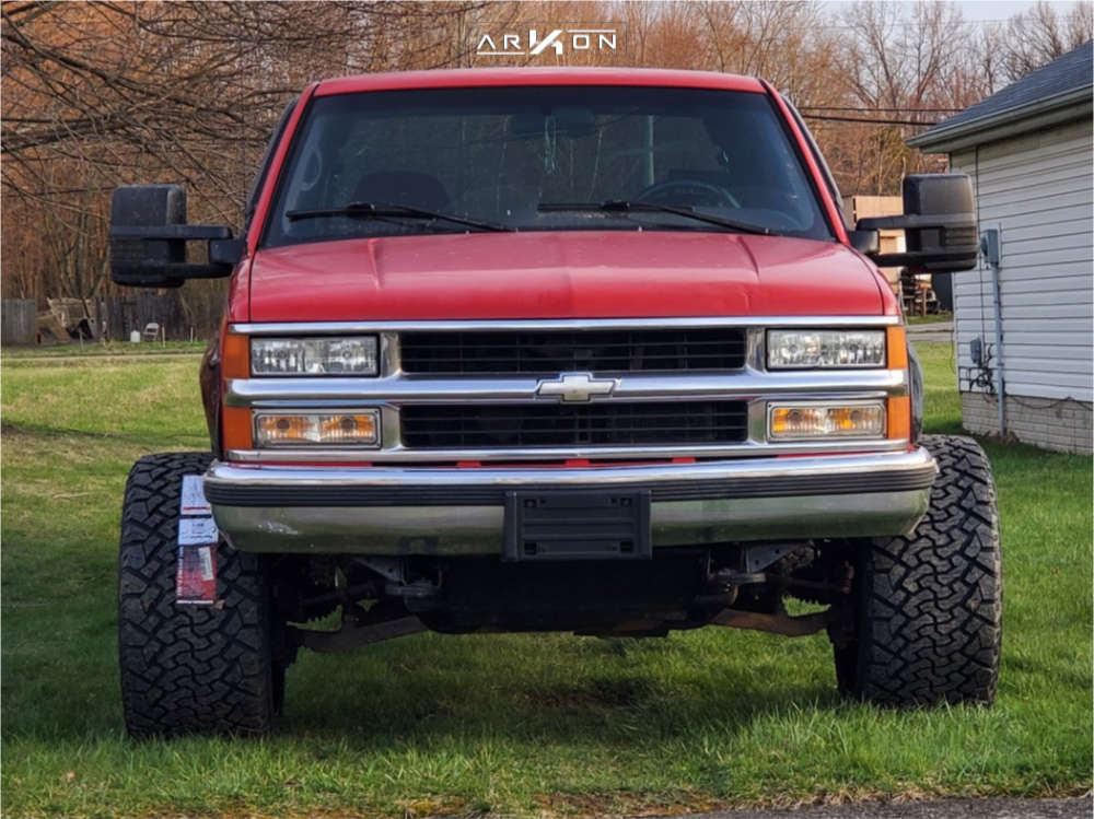 1996 Chevrolet K2500 Wheel Offset Super Aggressive 3"-5" Suspension ...