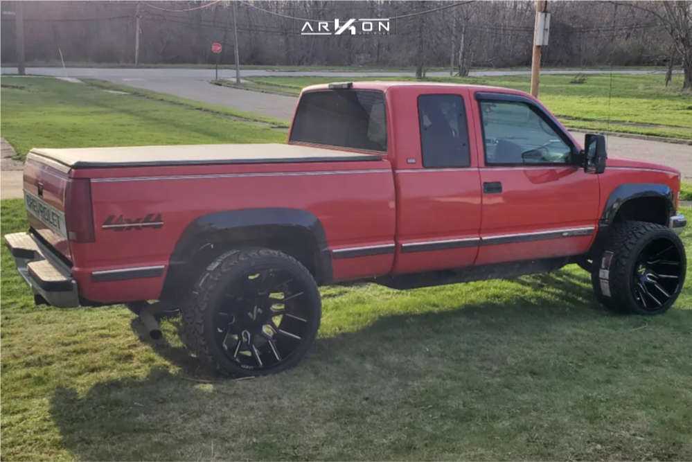 1996 Chevrolet K2500 Wheel Offset Super Aggressive 3"-5" Suspension ...