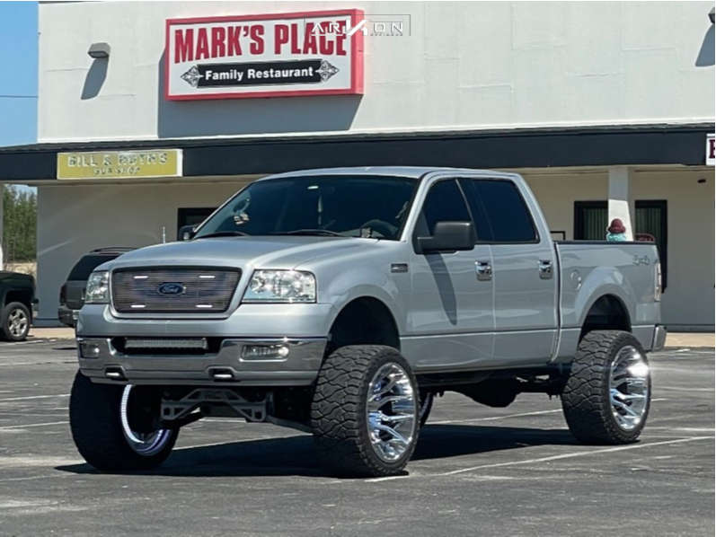 2004 Ford F-150 Wheel Offset Super Aggressive 3"-5" Suspension Lift 6 ...