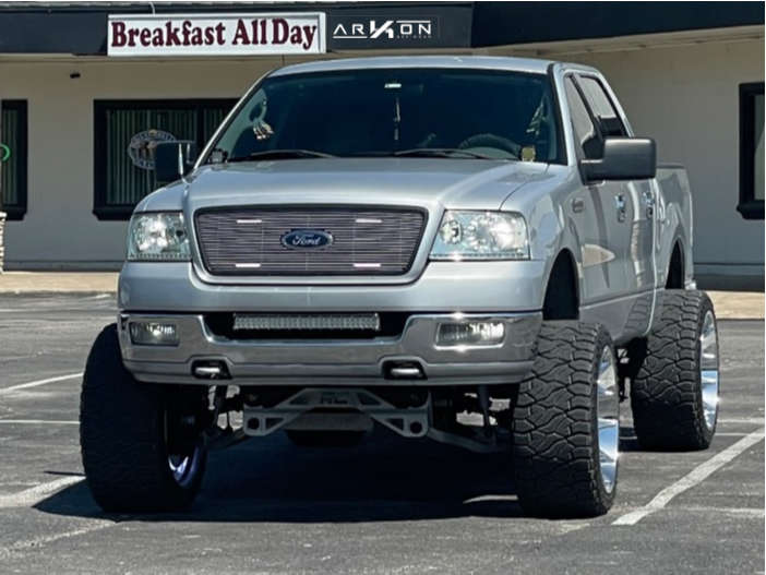 2004 Ford F-150 Wheel Offset Super Aggressive 3"-5" Suspension Lift 6 ...