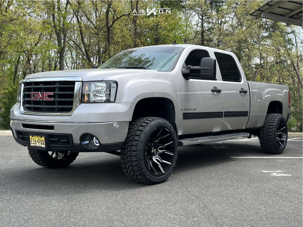 2009 GMC Sierra 2500 HD Wheel Offset Super Aggressive 3"-5" Leveling ...