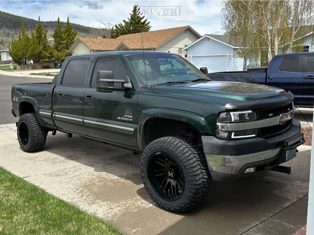 2002 Chevrolet Silverado 2500 HD Wheel Offset Aggressive > 1" Outside ...