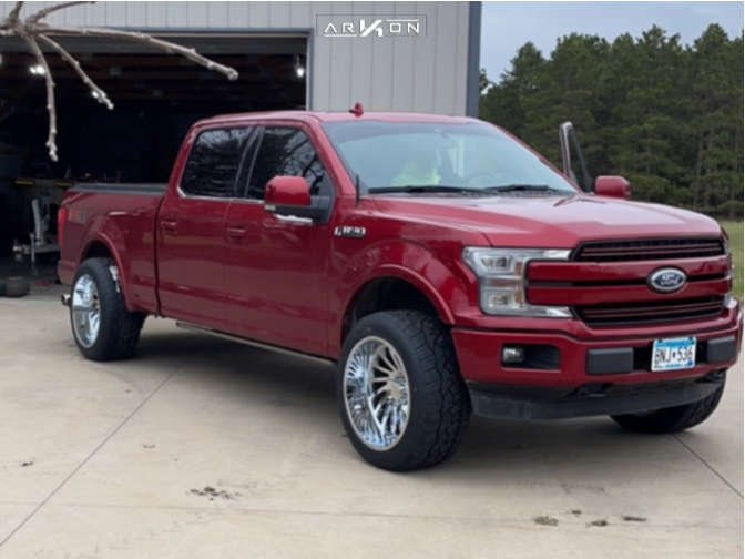 2018 Ford F-150 Wheel Offset Super Aggressive 3"-5" Leveling Kit ...