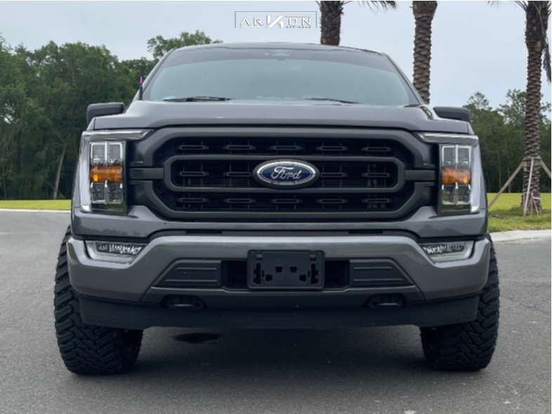 2022 Ford F-150 Wheel Offset Aggressive > 1" Outside Fender Leveling ...