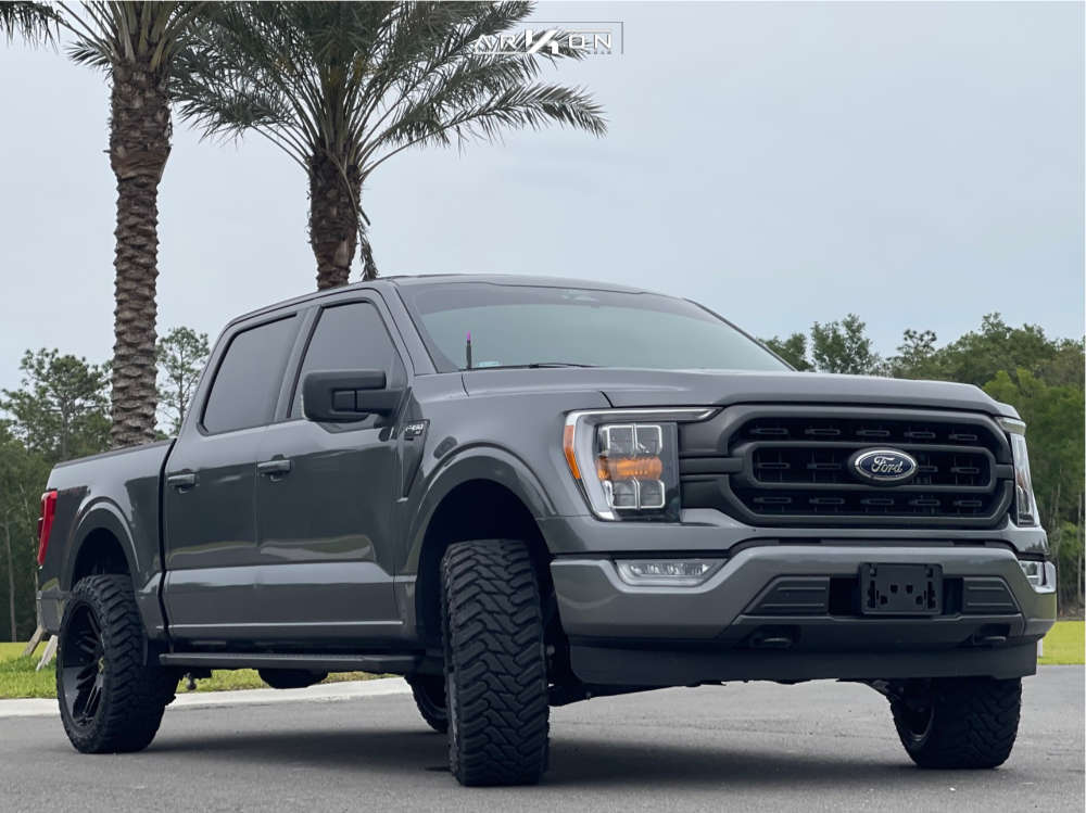 2022 Ford F-150 Wheel Offset Aggressive > 1" Outside Fender Leveling ...