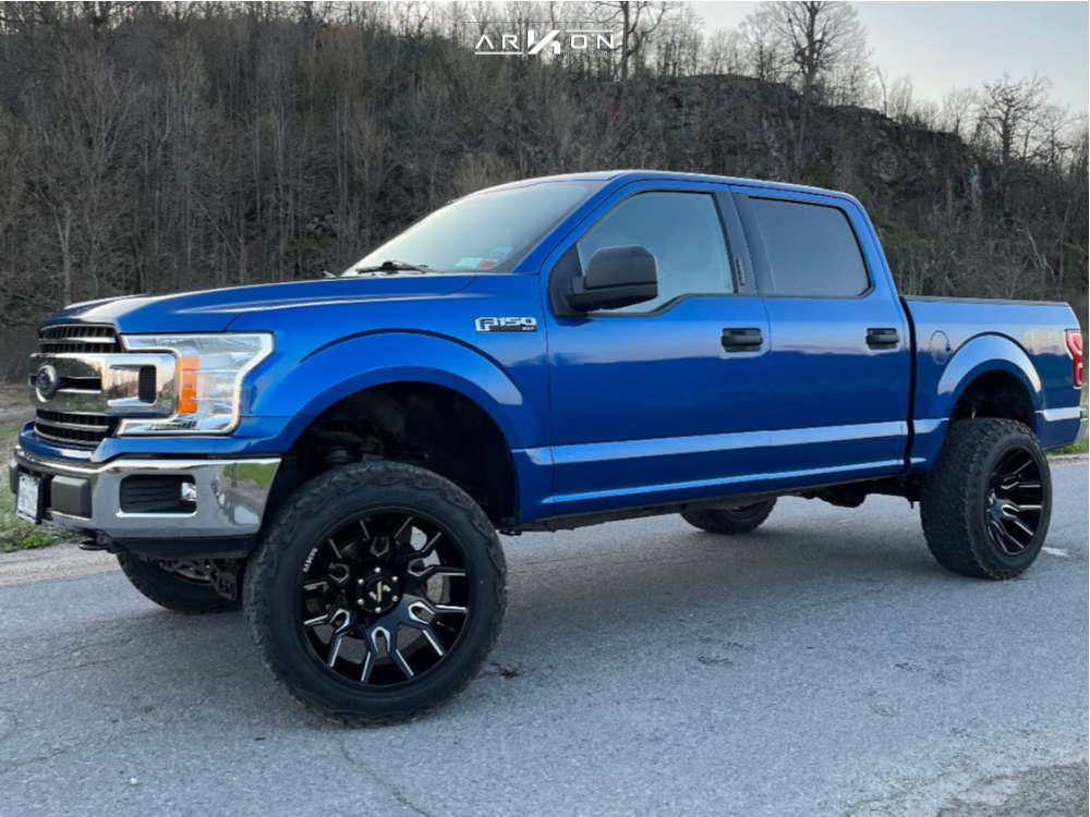 2018 Ford F-150 Wheel Offset Super Aggressive 3"-5" Suspension Lift 6 ...