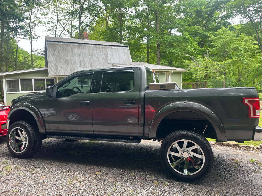 2017 Ford F-150 Wheel Offset Super Aggressive 3"-5" Suspension Lift 6 ...