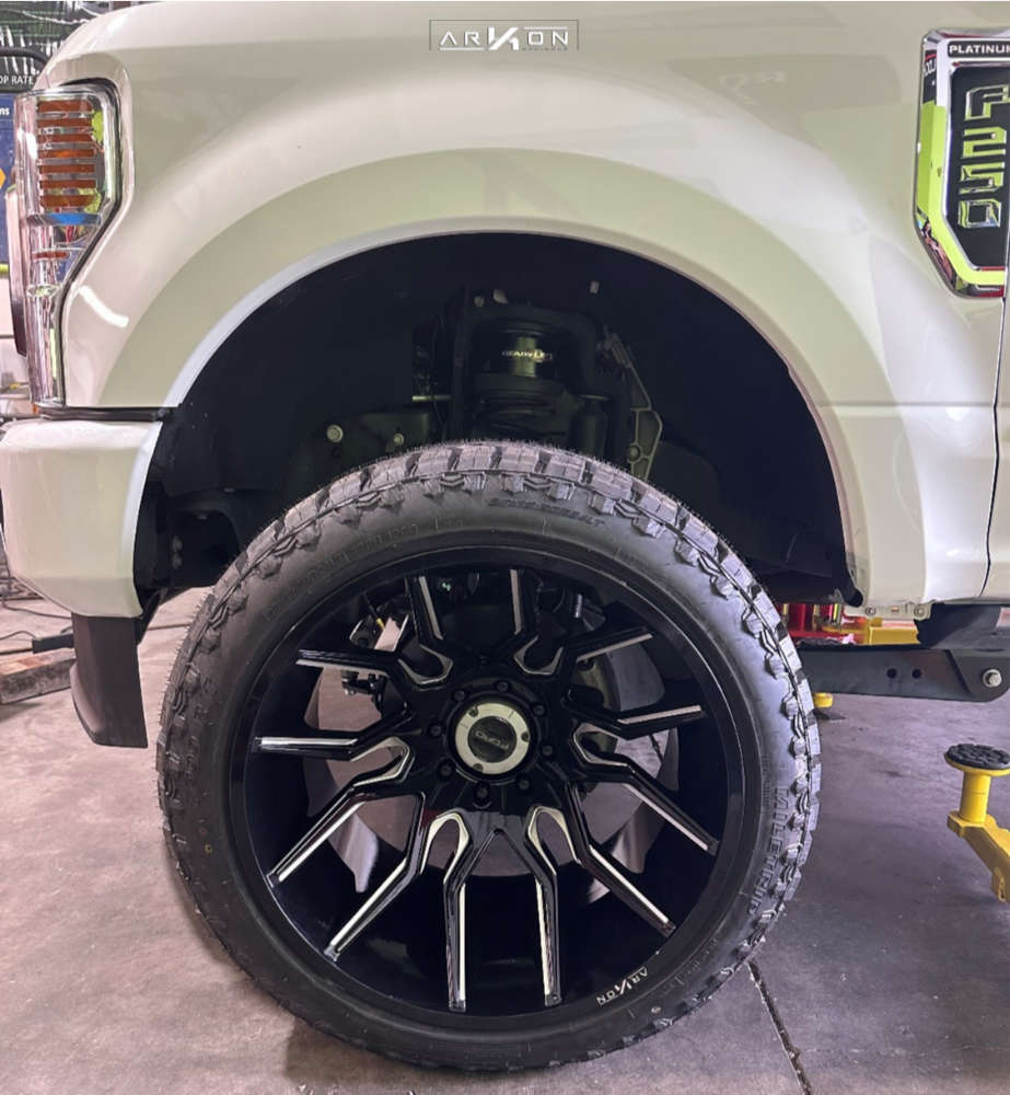 2022 Ford F-250 Super Duty Wheel Offset Hella Stance >5" Suspension ...