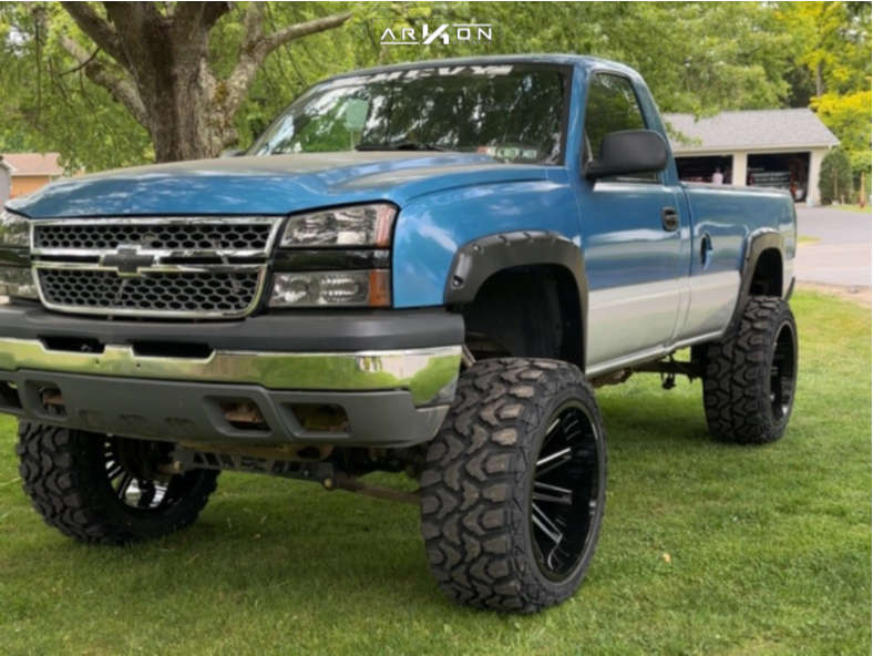 2006 Chevrolet Silverado 1500 Wheel Offset Aggressive > 1" Outside ...