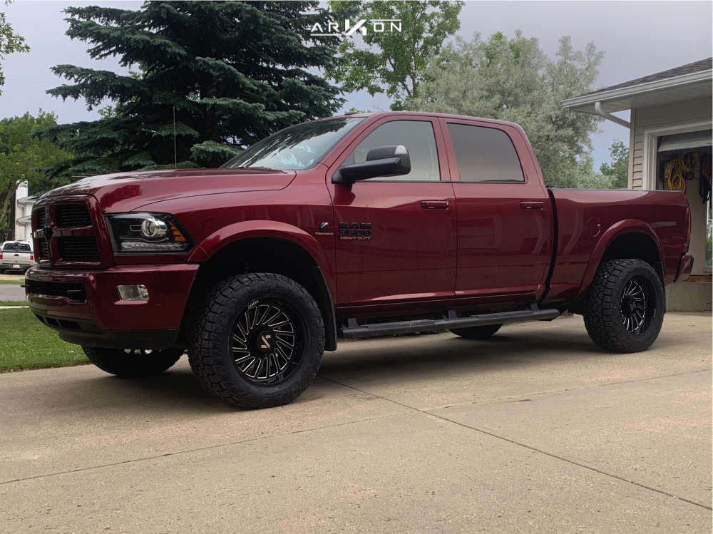 2017 Ram 3500 Wheel Offset Aggressive > 1" Outside Fender Leveling Kit ...