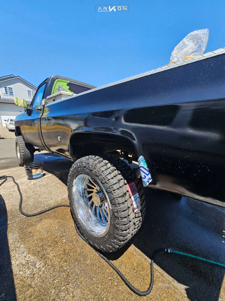 1976 Chevrolet K20 Wheel Offset Super Aggressive 3"-5" Suspension Lift ...