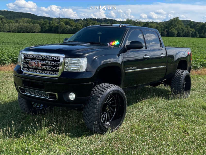2012 GMC Sierra 2500 HD Wheel Offset Super Aggressive 3"-5" Suspension ...