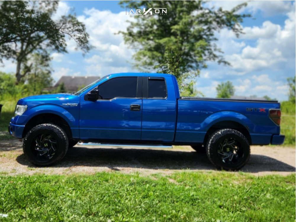 2013 Ford F-150 Wheel Offset Super Aggressive 3"-5" Suspension Lift 2.5 ...