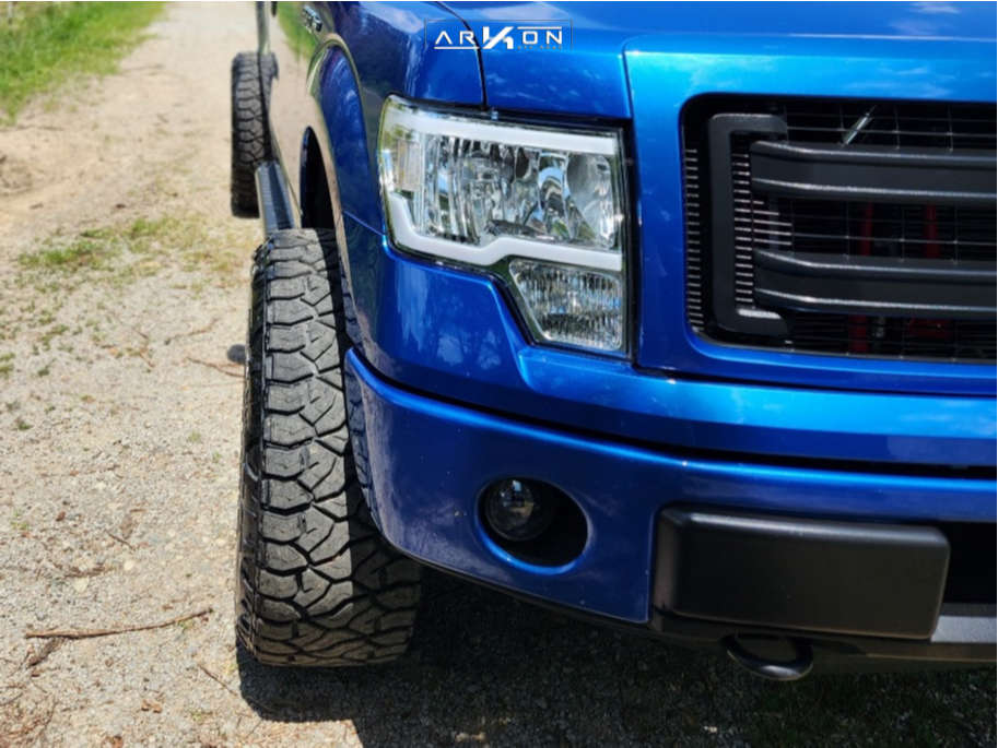 2013 Ford F-150 Wheel Offset Super Aggressive 3"-5" Suspension Lift 2.5 ...