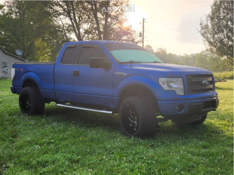 2013 Ford F-150 Wheel Offset Super Aggressive 3"-5" Suspension Lift 2.5 ...