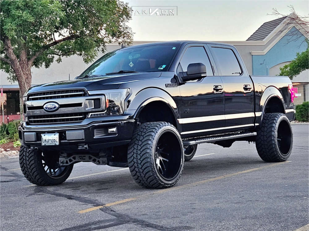 2019 Ford F-150 Wheel Offset Hella Stance >5" Suspension Lift 6 ...
