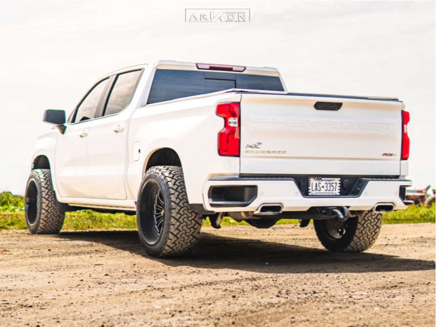 2021 Chevrolet Silverado 1500 Wheel Offset Super Aggressive 3"-5 ...