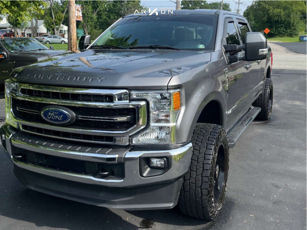 2021 Ford F-250 Super Duty Wheel Offset Aggressive > 1" Outside Fender ...