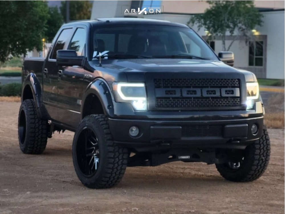 2010 Ford F-150 Wheel Offset Super Aggressive 3"-5" Suspension Lift 6 ...