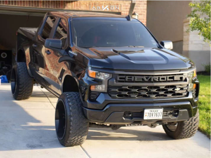 2022 Chevrolet Silverado 1500 Wheel Offset Aggressive > 1" Outside ...
