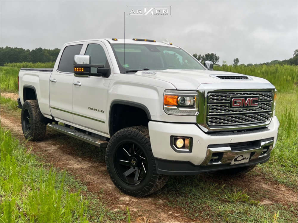 2019 GMC Sierra 2500 HD Wheel Offset Aggressive > 1" Outside Fender ...