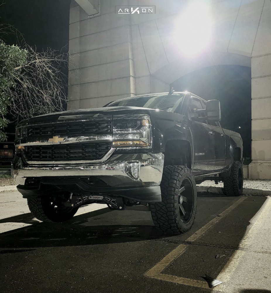 2016 Chevrolet Silverado 1500 Wheel Offset Slightly Aggressive ...