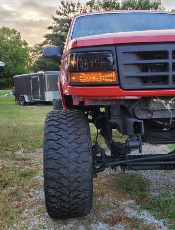 1997 Ford F-350 Wheel Offset Hella Stance >5" Suspension Lift 6" & Body ...