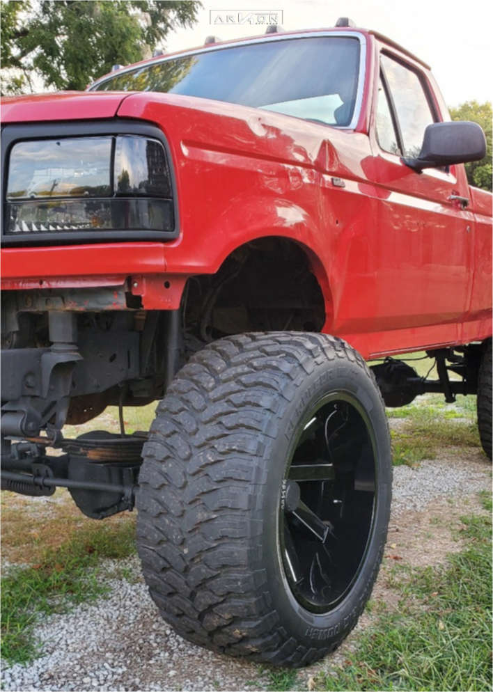 1997 Ford F-350 Wheel Offset Hella Stance >5" Suspension Lift 6" & Body ...