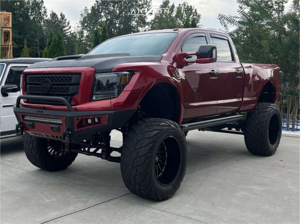 2016 Nissan TITAN XD Wheel Offset Hella Stance >5" Lifted >12 ...