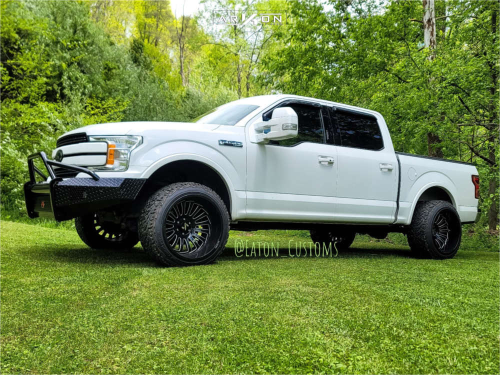 2018 Ford F-150 Wheel Offset Aggressive > 1" Outside Fender Suspension ...