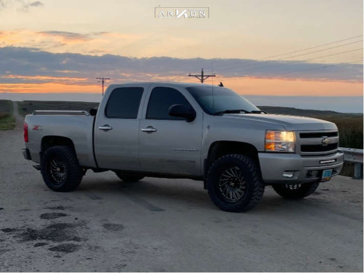 2009 Chevrolet Silverado 1500 Wheel Offset Aggressive > 1" Outside ...