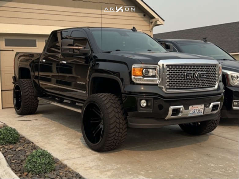 2015 GMC Sierra 1500 Wheel Offset Aggressive > 1" Outside Fender ...