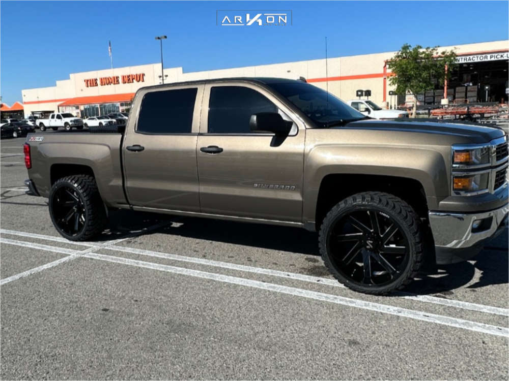 2014 Chevrolet Silverado 1500 Wheel Offset Super Aggressive 3"-5 ...