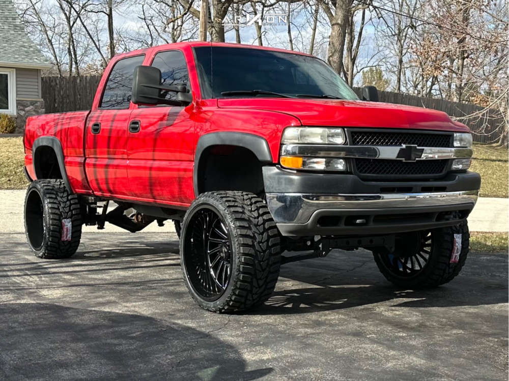 2001 Chevrolet Silverado 2500 HD Wheel Offset Aggressive > 1" Outside ...
