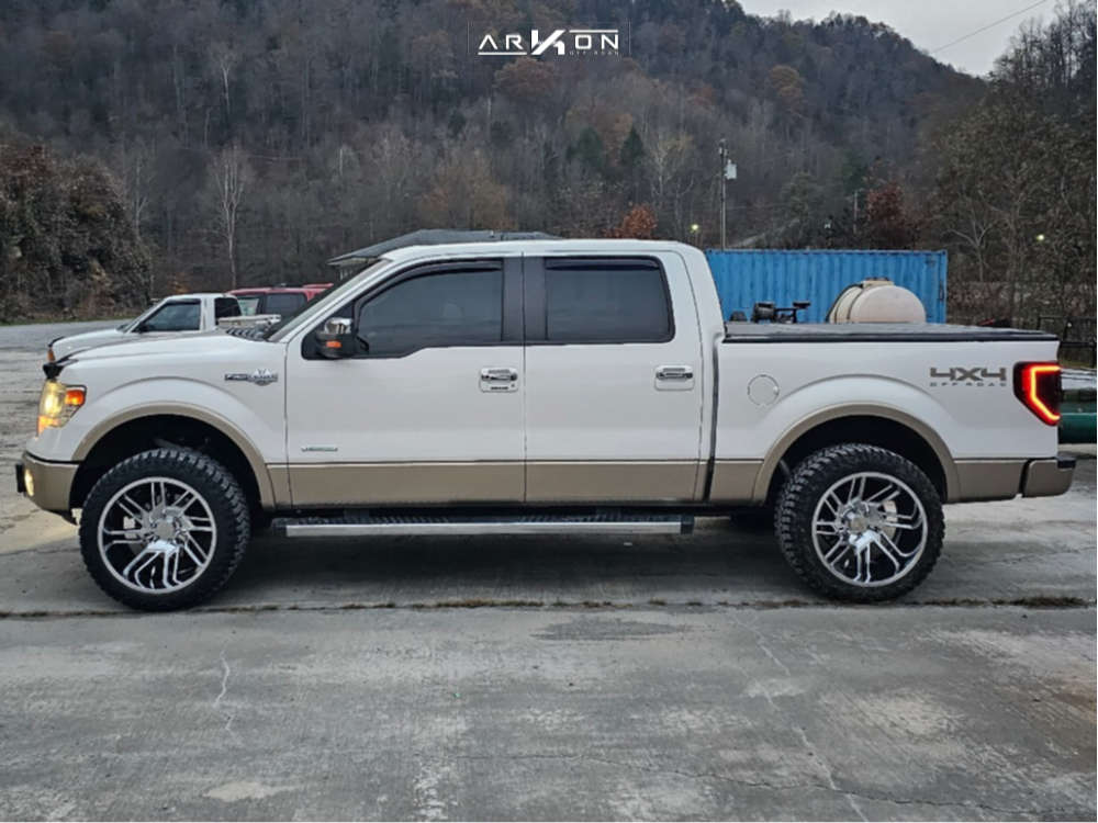 2014 Ford F-150 Wheel Offset Super Aggressive 3"-5" Suspension Lift 3 ...