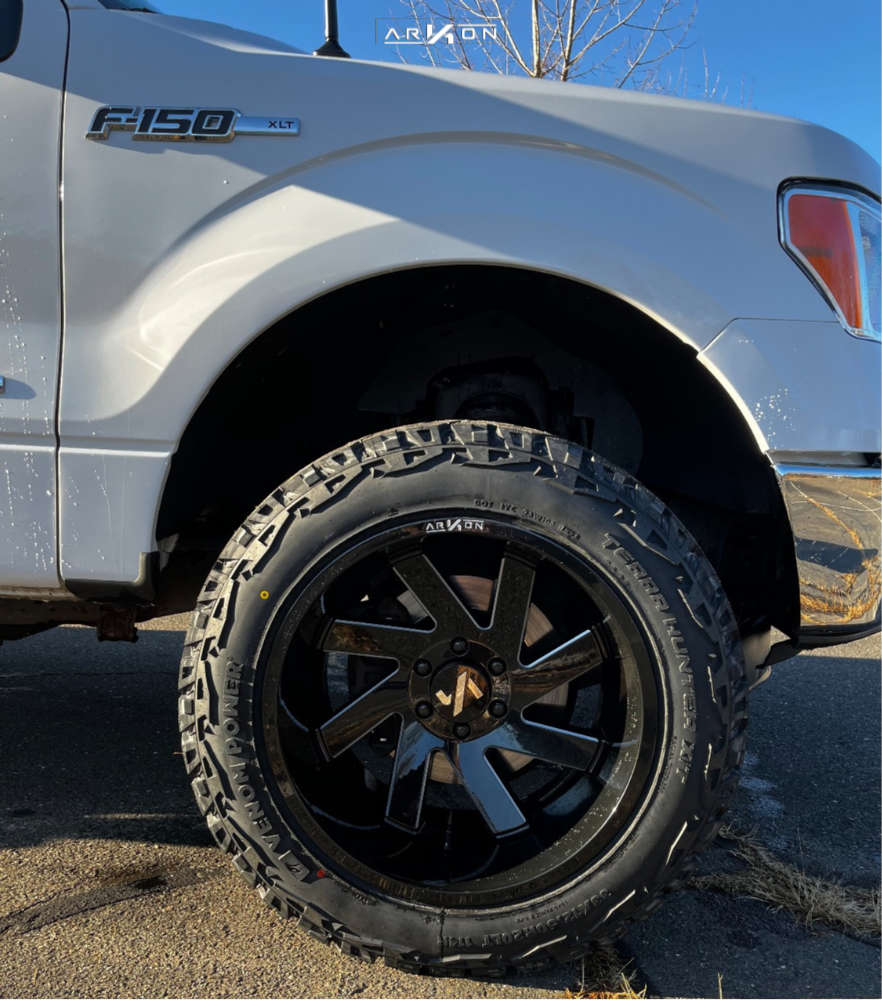2014 Ford F-150 Wheel Offset Super Aggressive 3"-5" Leveling Kit ...