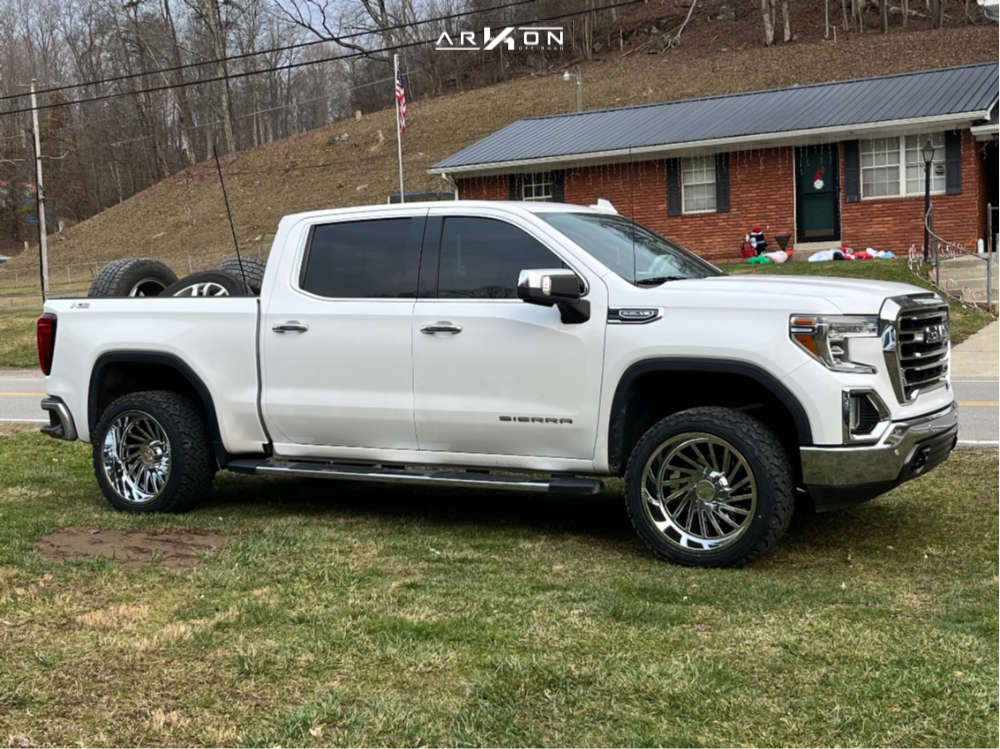 2019 GMC Sierra 1500 Wheel Offset Aggressive > 1" Outside Fender ...