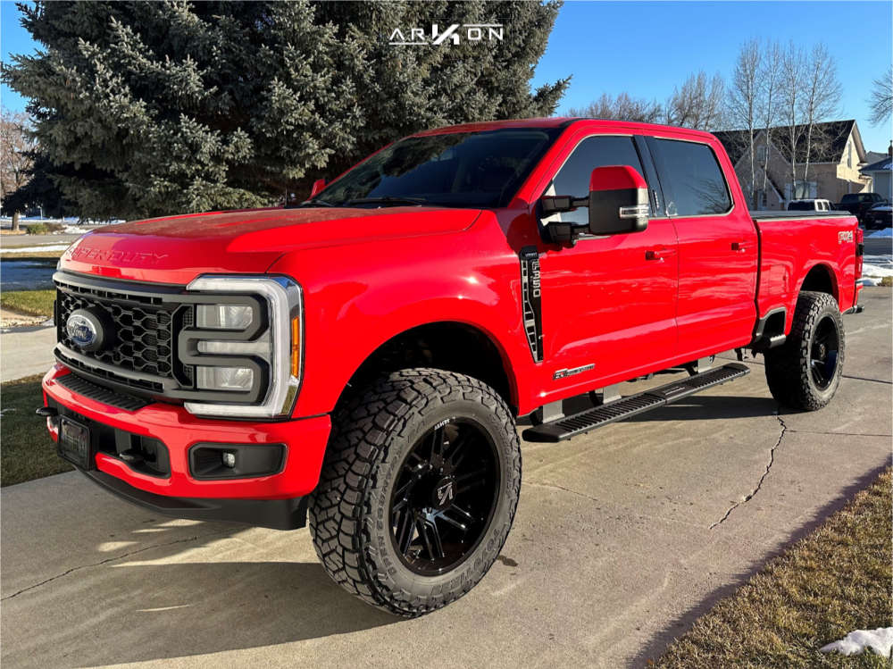 2023 Ford F-350 Super Duty Wheel Offset Aggressive > 1" Outside Fender ...