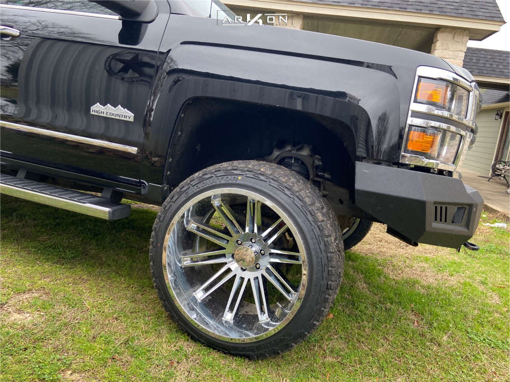 2015 Chevrolet Silverado 1500 Wheel Offset Super Aggressive 3"-5 ...