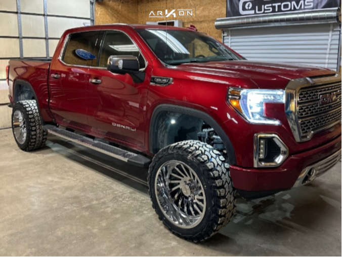 2019 GMC Sierra 1500 Wheel Offset Aggressive > 1" Outside Fender ...